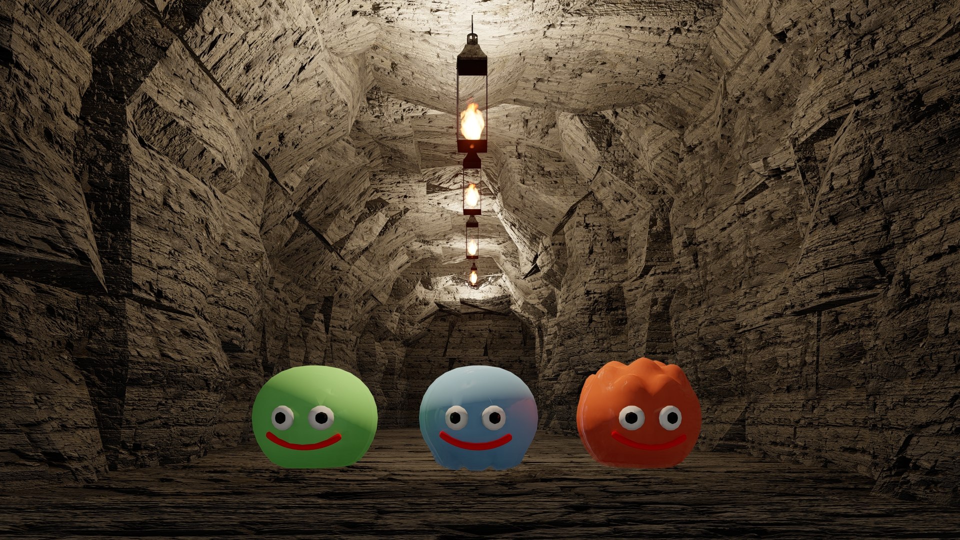 Slime Monster Low Poly Model - TurboSquid 1784406