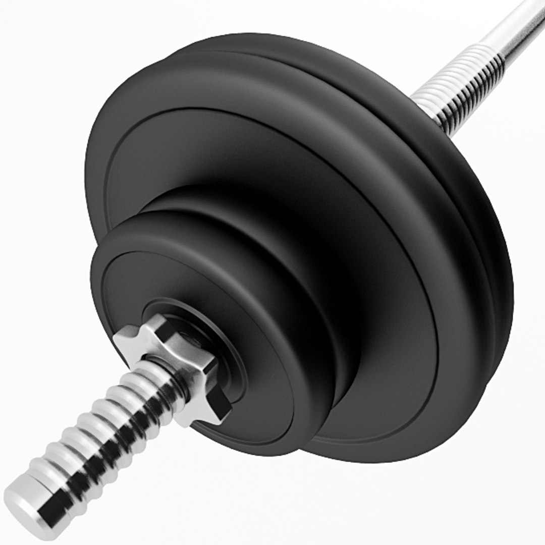 Bar Barbell Bell 3D Model - TurboSquid 1302398