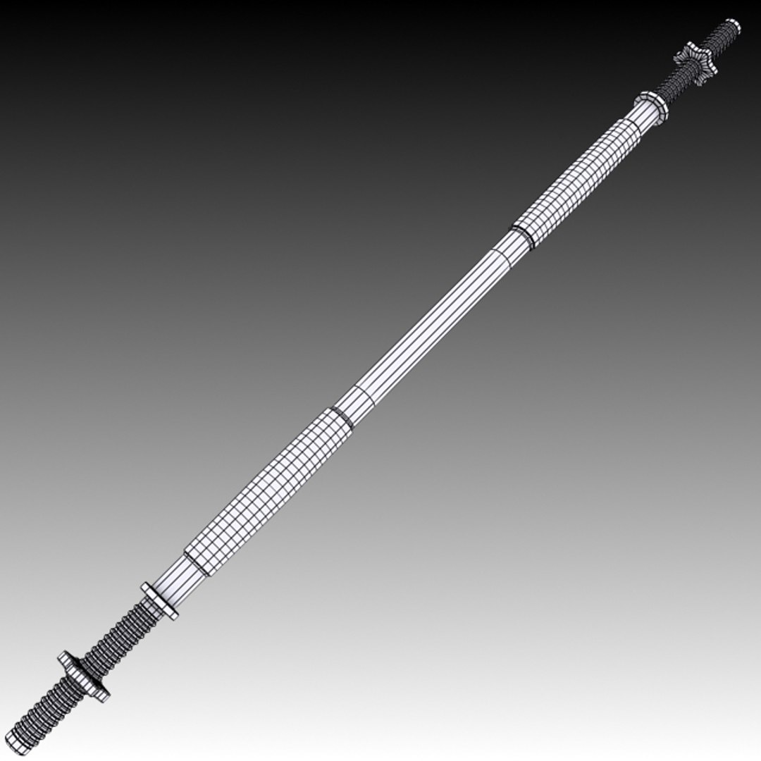 Bar Barbell Bell 3D Model - TurboSquid 1302398