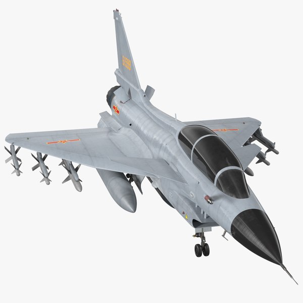 3D Chengdu J10 S Tandem Seated Exterior Only Armed - TurboSquid 1744175