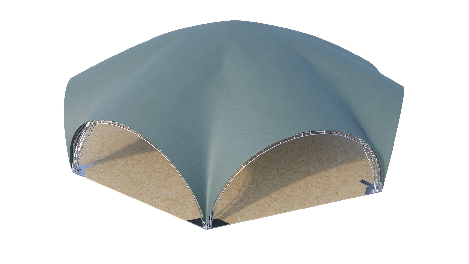 Arch Tent Octagonal 3D - TurboSquid 2122197