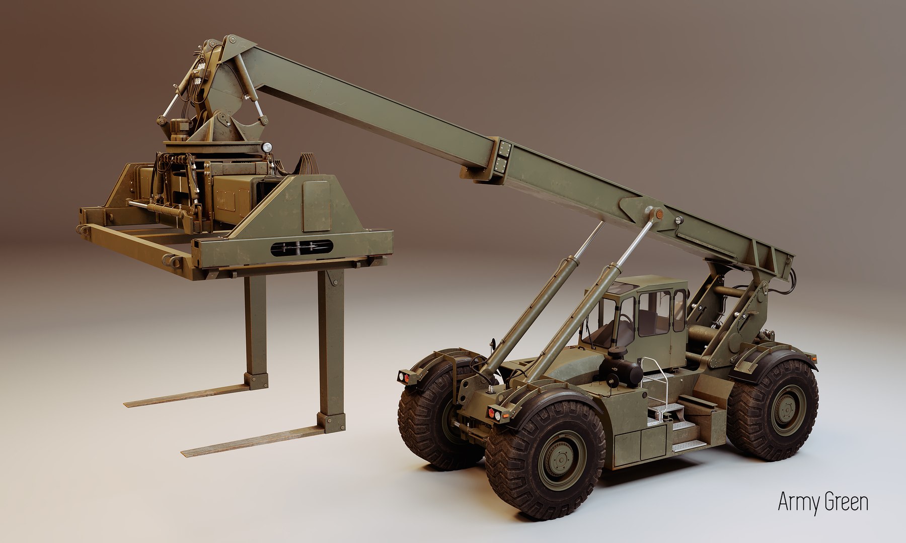 3D Model Kalmar Container Handler - TurboSquid 1254128