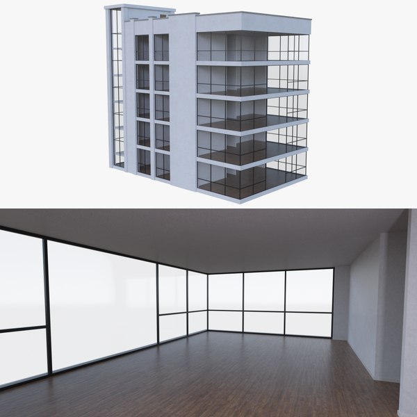 3d model of apartment interior buildings