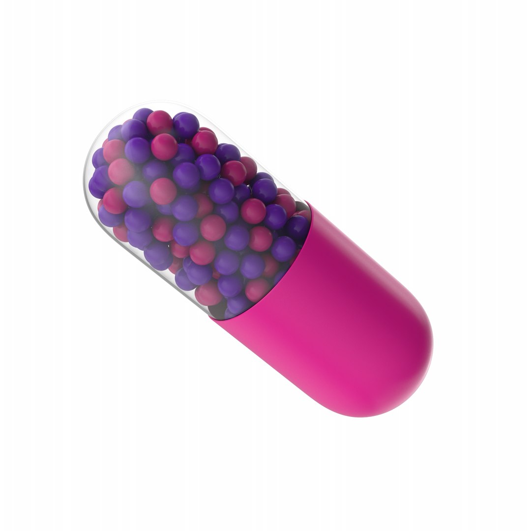 3D Pill Capsule Model - TurboSquid 1964730