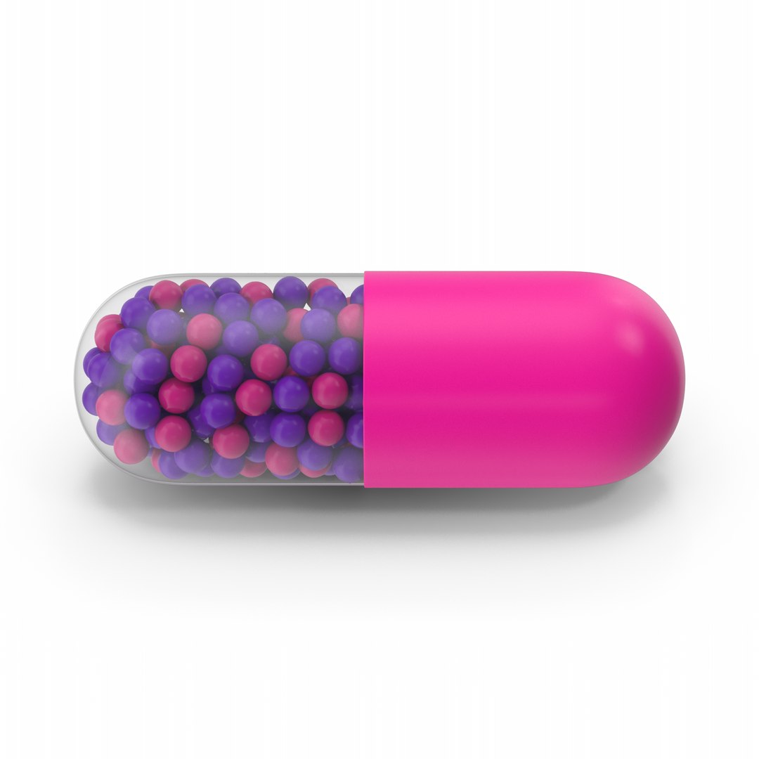 3D Pill Capsule Model - TurboSquid 1964730