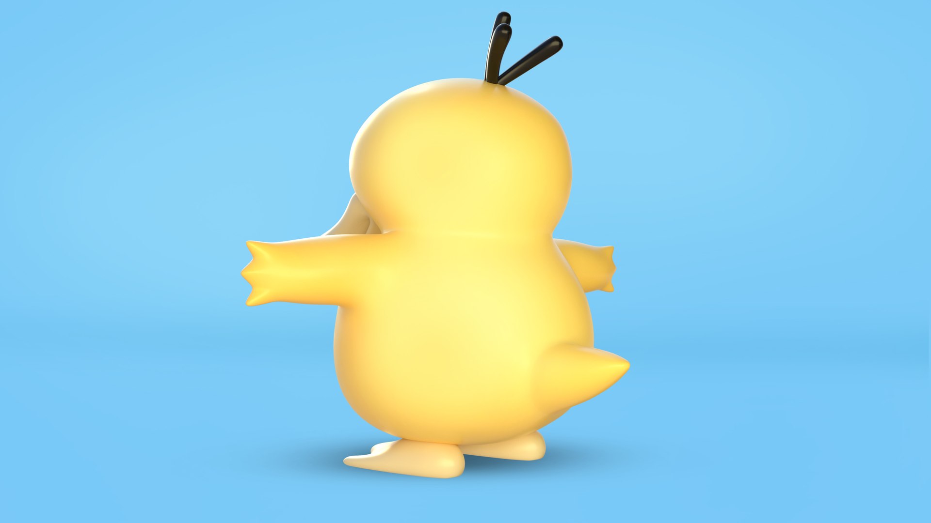 Pokemon Psyduck Low-poly Model - TurboSquid 2145076