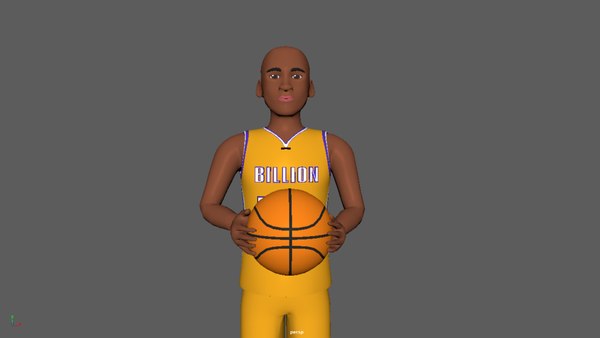 Basketball Two Hand Pass Animation with Character 3D 모델 - TurboSquid ...
