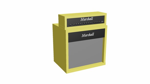 modelo 3d Marshall Half Stack Low-Poly gratis - TurboSquid 681599