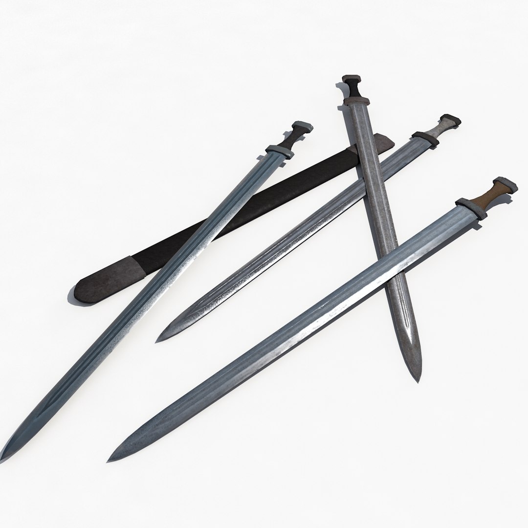 3d Nydam Sword Model