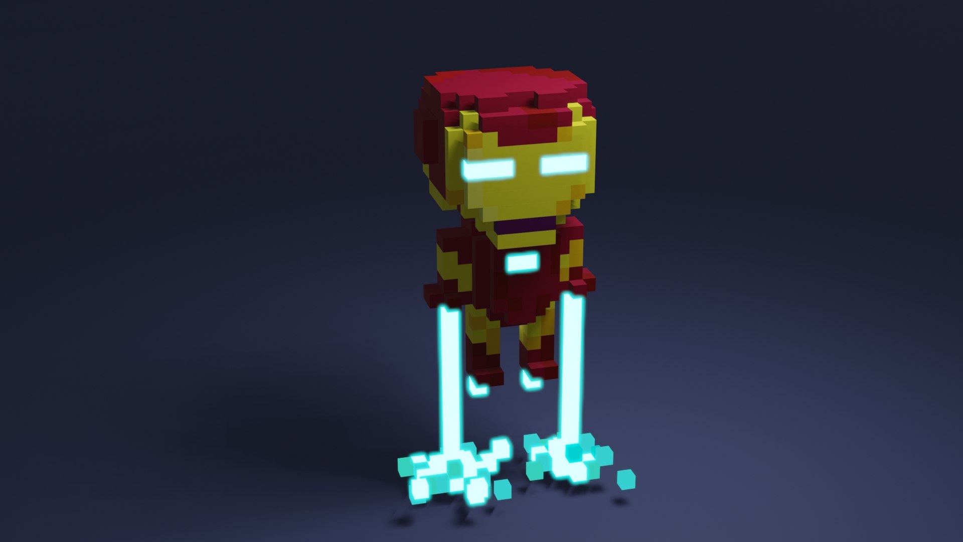 3D Voxel Iron Man - TurboSquid 1968784