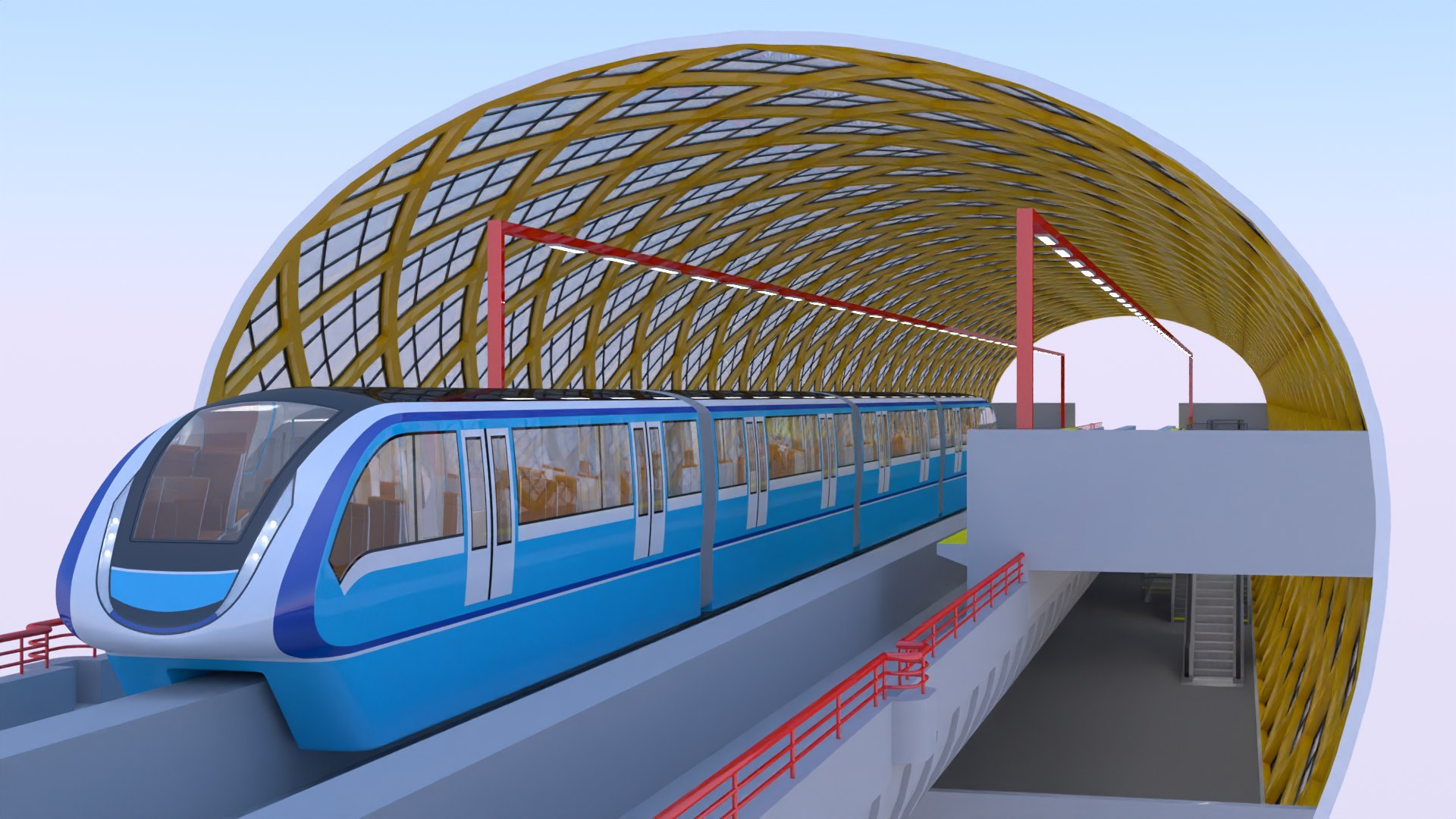 Monorail Stations Bundle V 3D Model - TurboSquid 2395788
