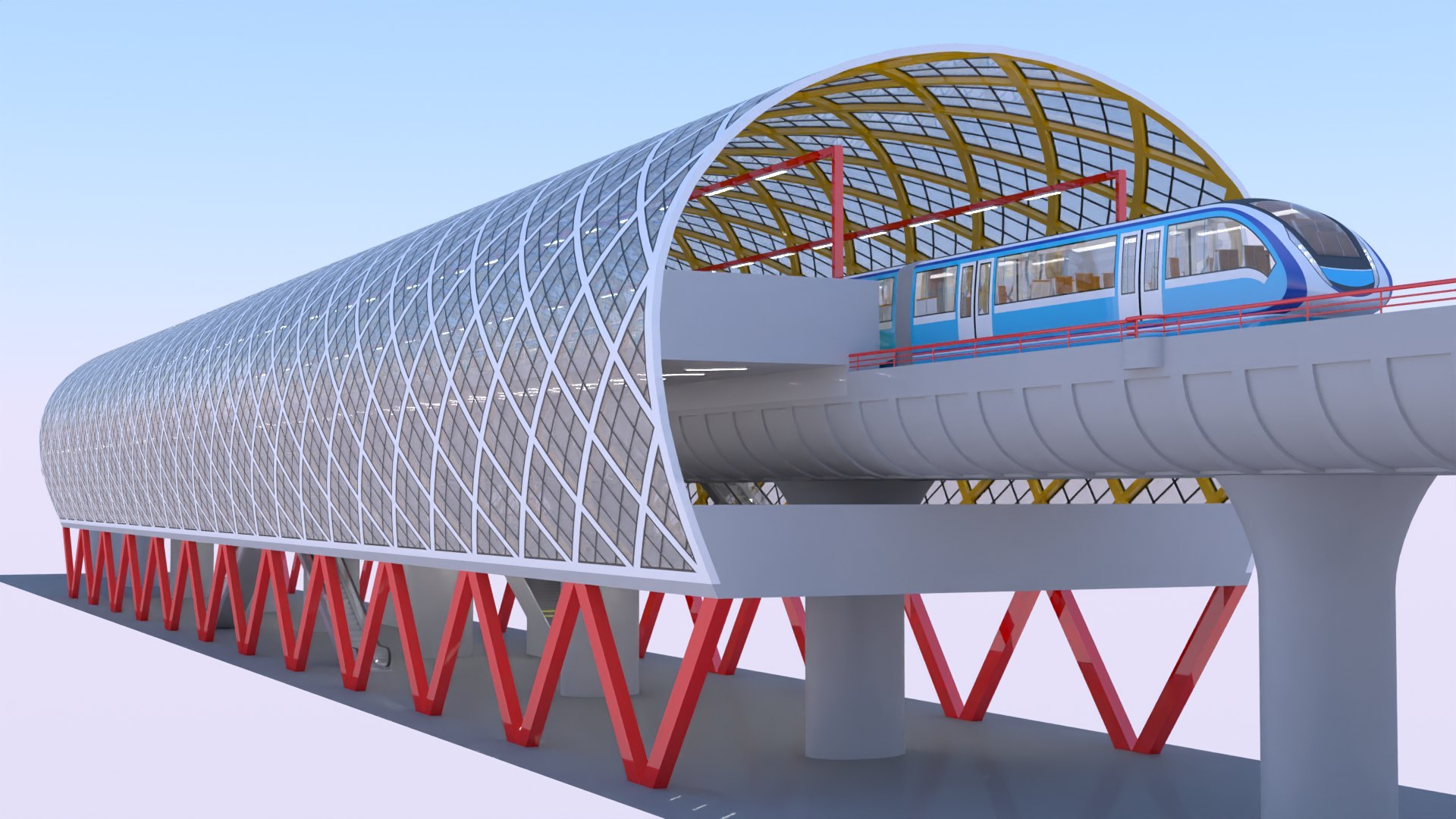 Monorail Stations Bundle V 3D Model - TurboSquid 2395788