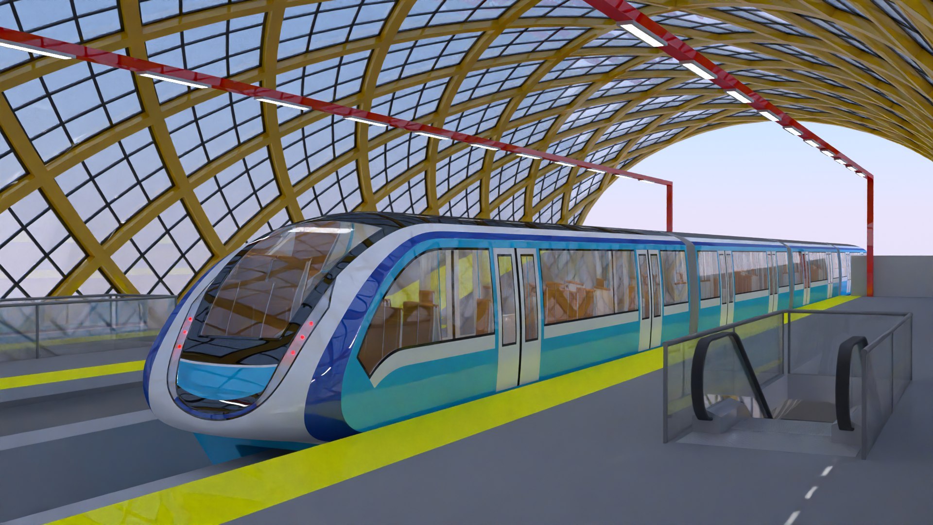 Monorail Stations Bundle V 3D Model - TurboSquid 2395788
