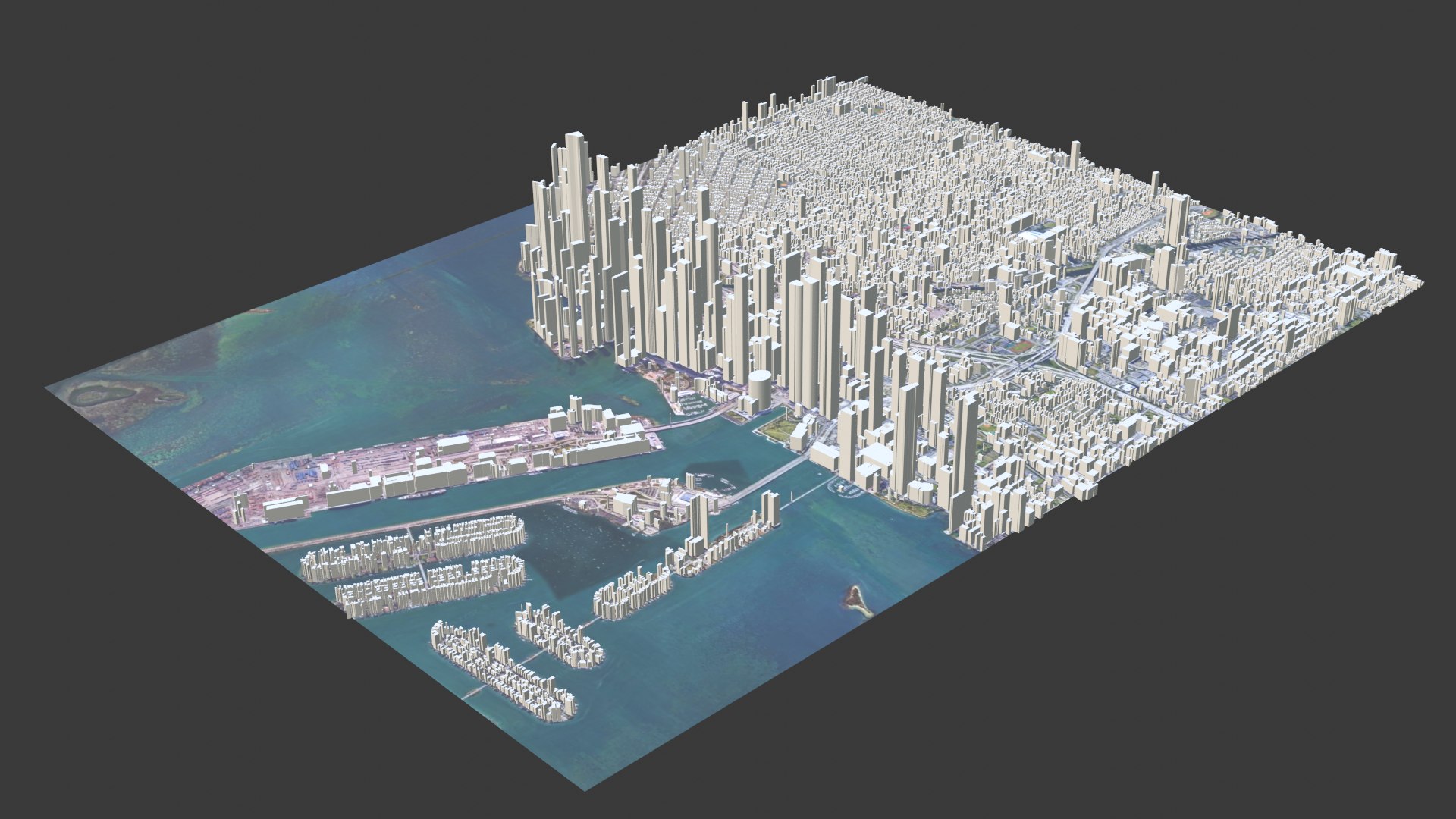 Miami City 3D Model - TurboSquid 1902251
