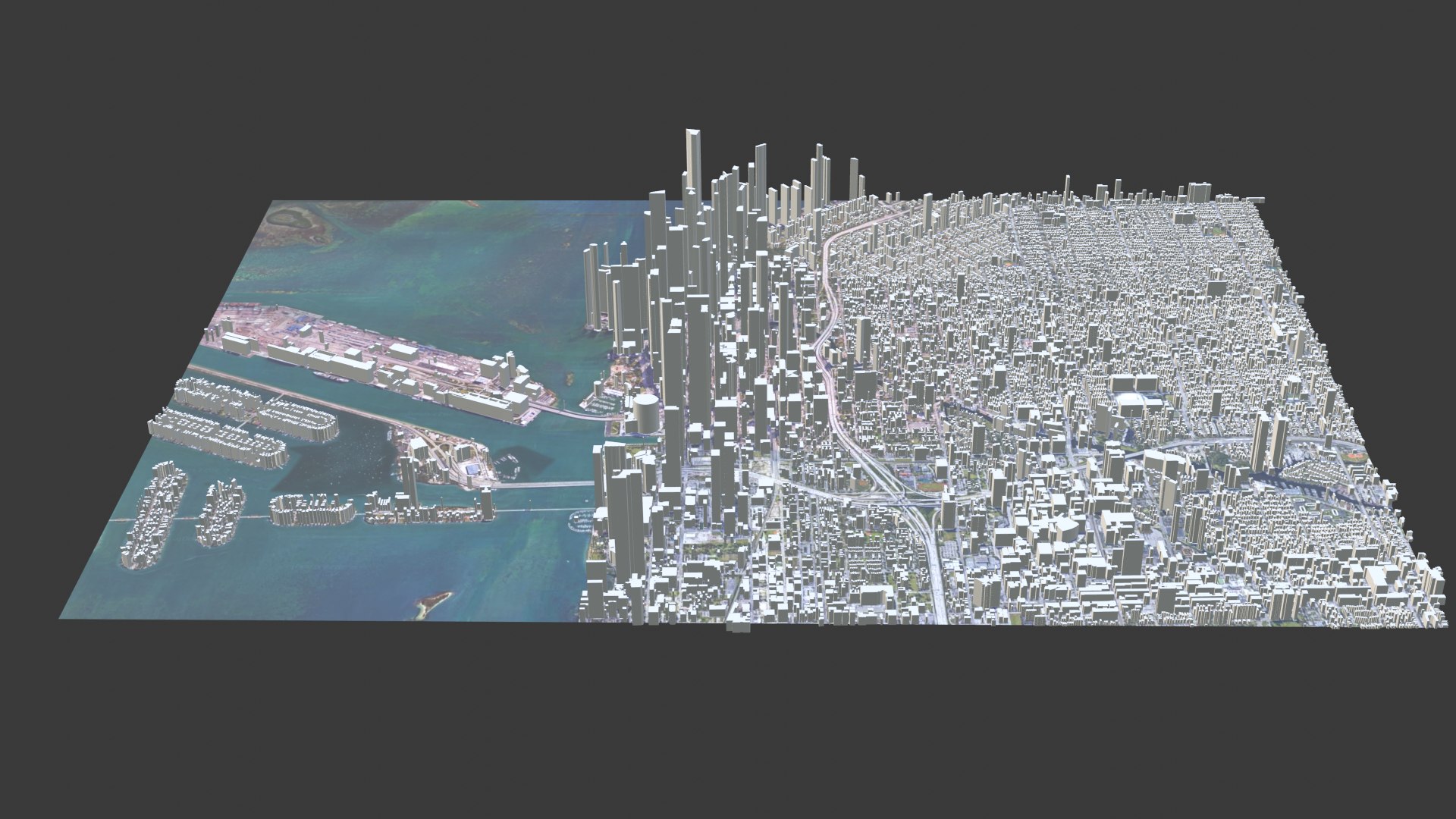 Miami City 3D Model - TurboSquid 1902251
