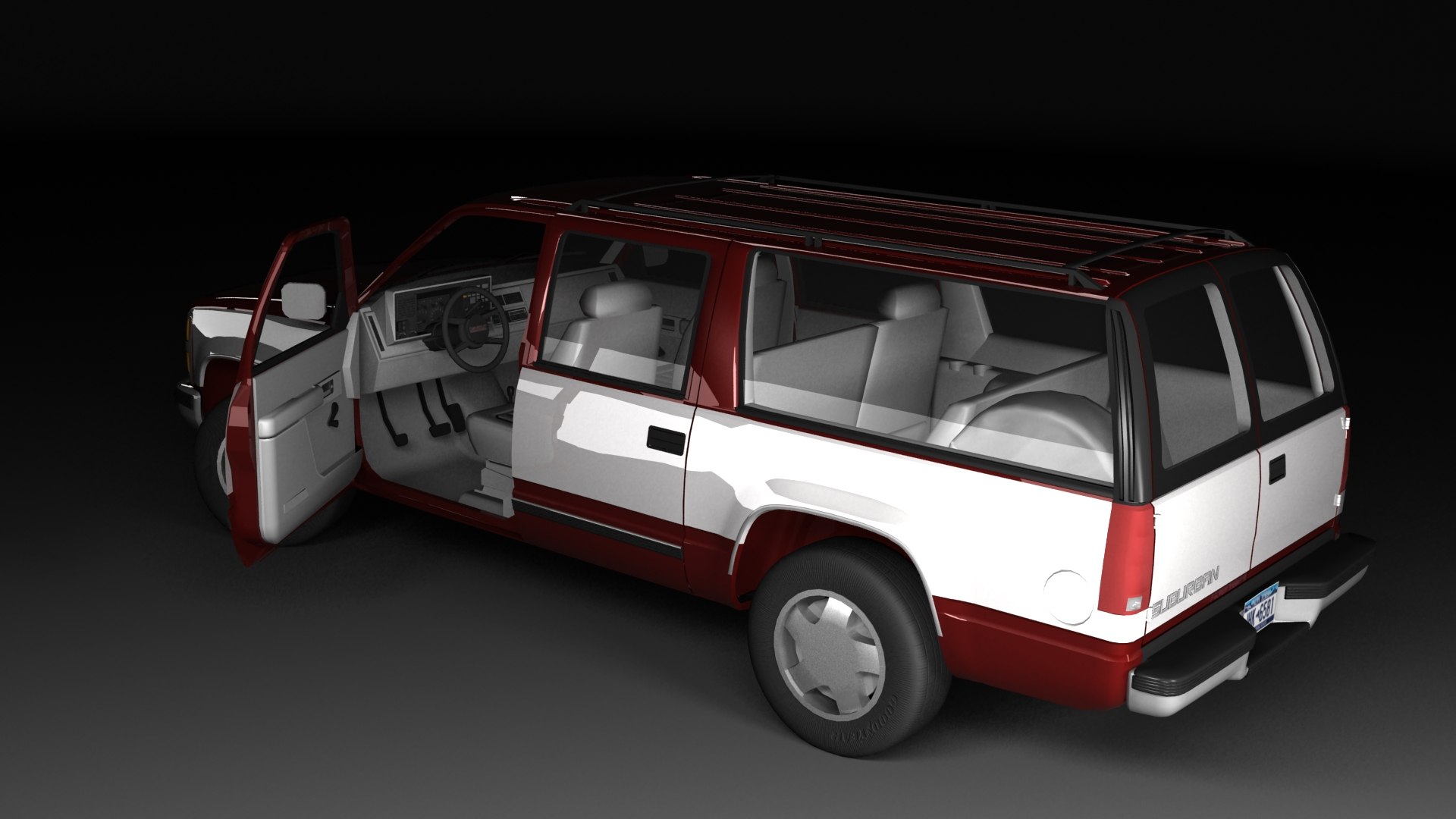 3D Chevrolet Suburban Model - TurboSquid 1585220