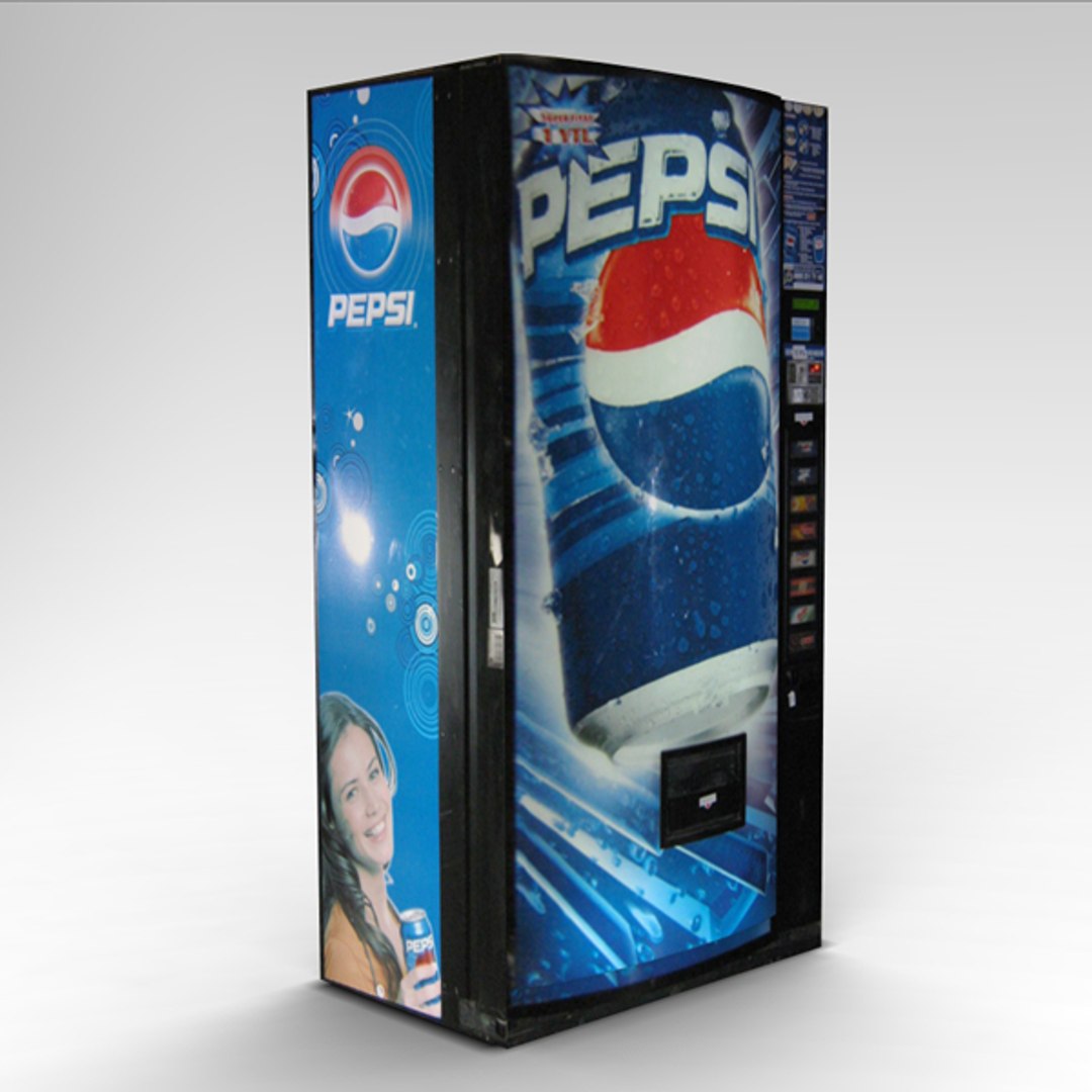 Pepsi Vending Machine 3d Max