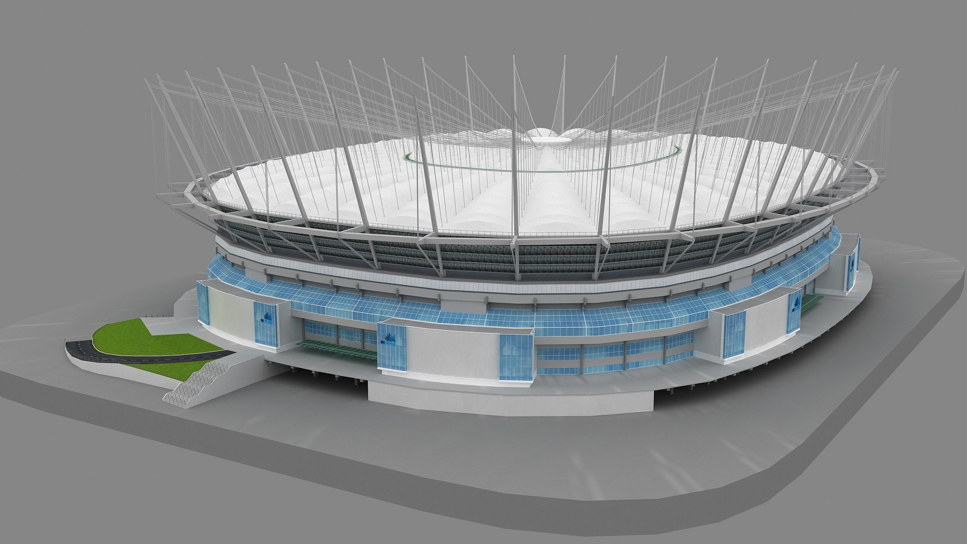 BC Place Stadium Canada 3D Model - TurboSquid 2519142