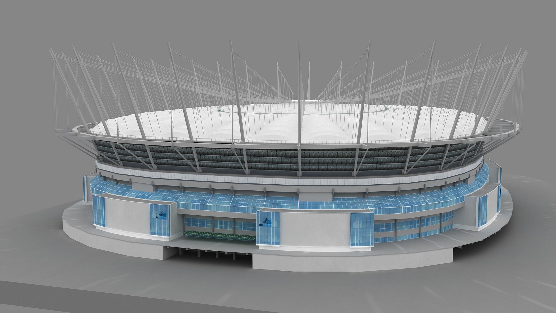 BC Place Stadium Canada 3D Model - TurboSquid 2519142