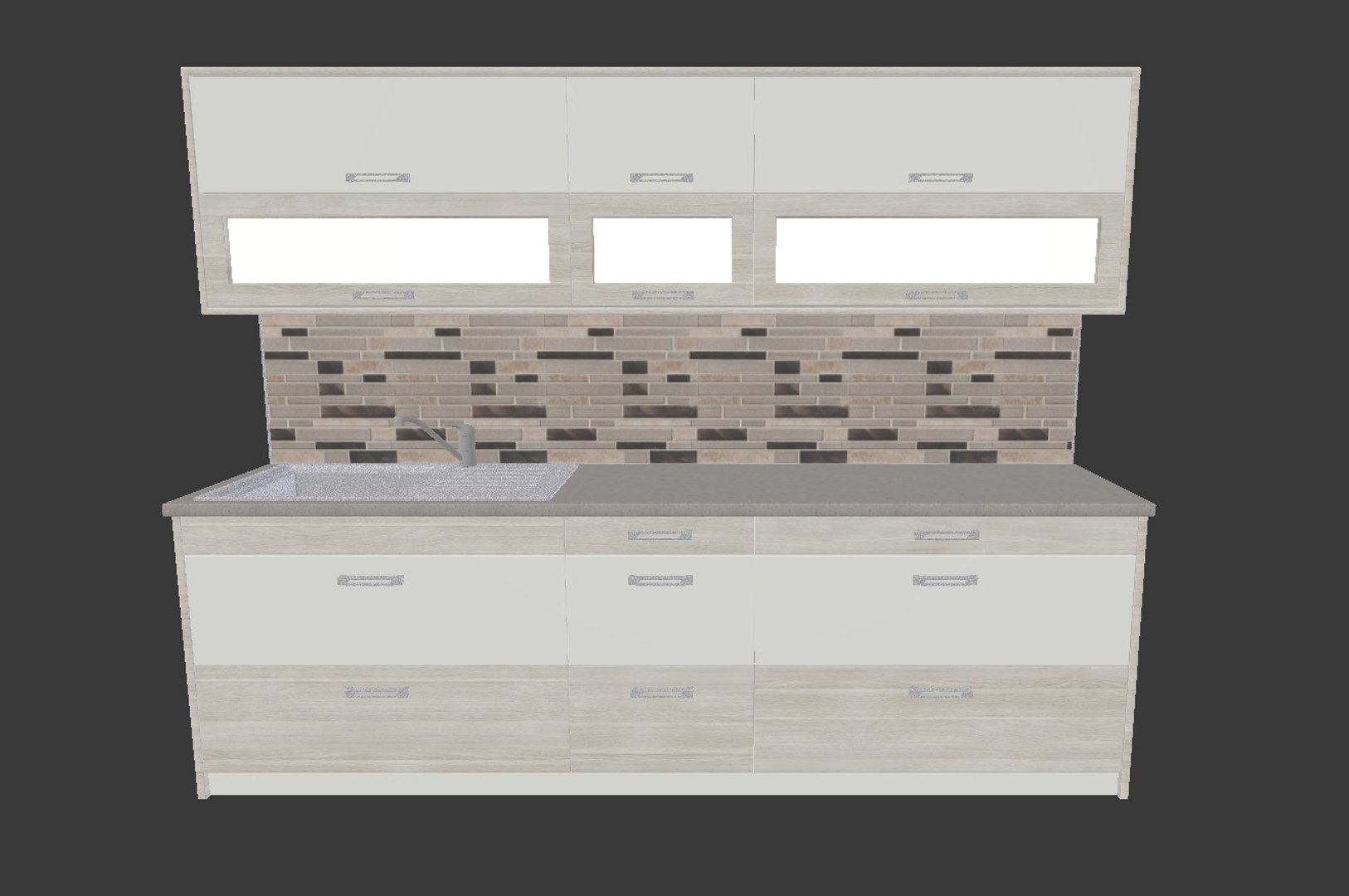 3d model of kitchen alexa - small