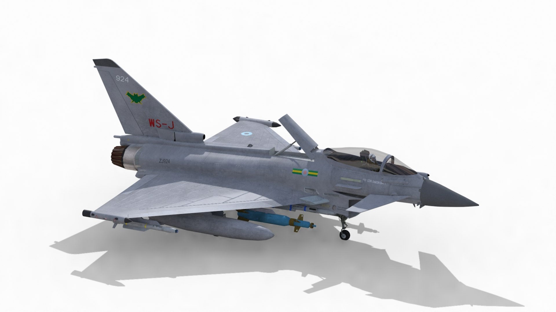 Eurofighter typhoon RAF model - TurboSquid 2120699