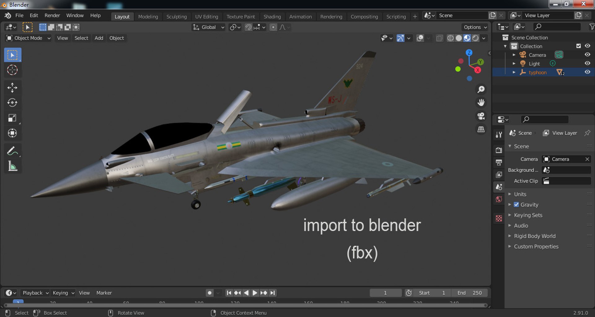 Eurofighter typhoon RAF model - TurboSquid 2120699