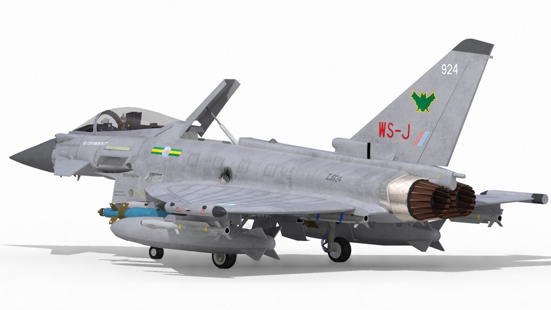 Eurofighter typhoon RAF model - TurboSquid 2120699