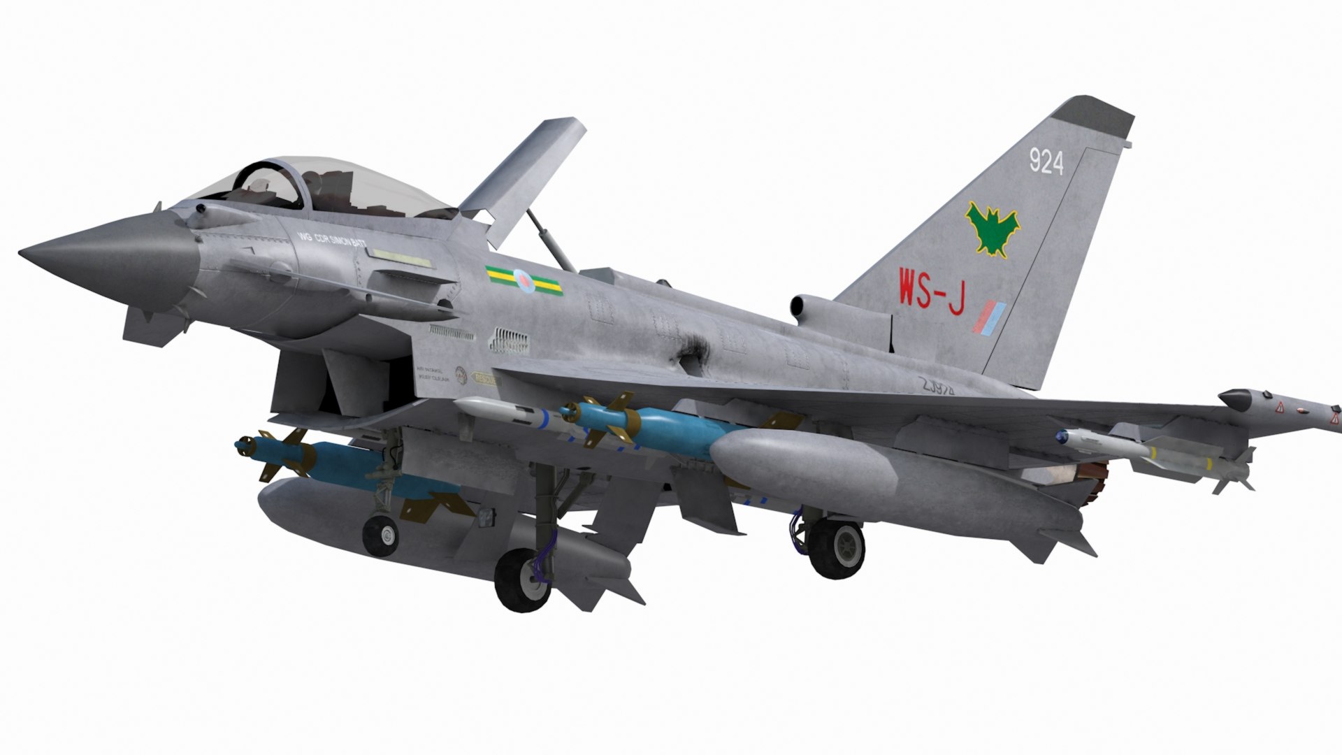 Eurofighter typhoon RAF model - TurboSquid 2120699