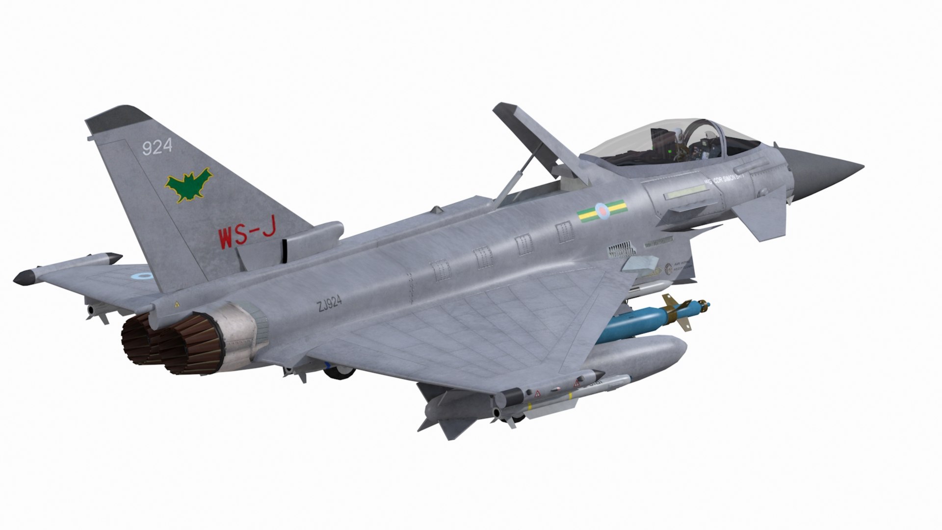 Eurofighter typhoon RAF model - TurboSquid 2120699