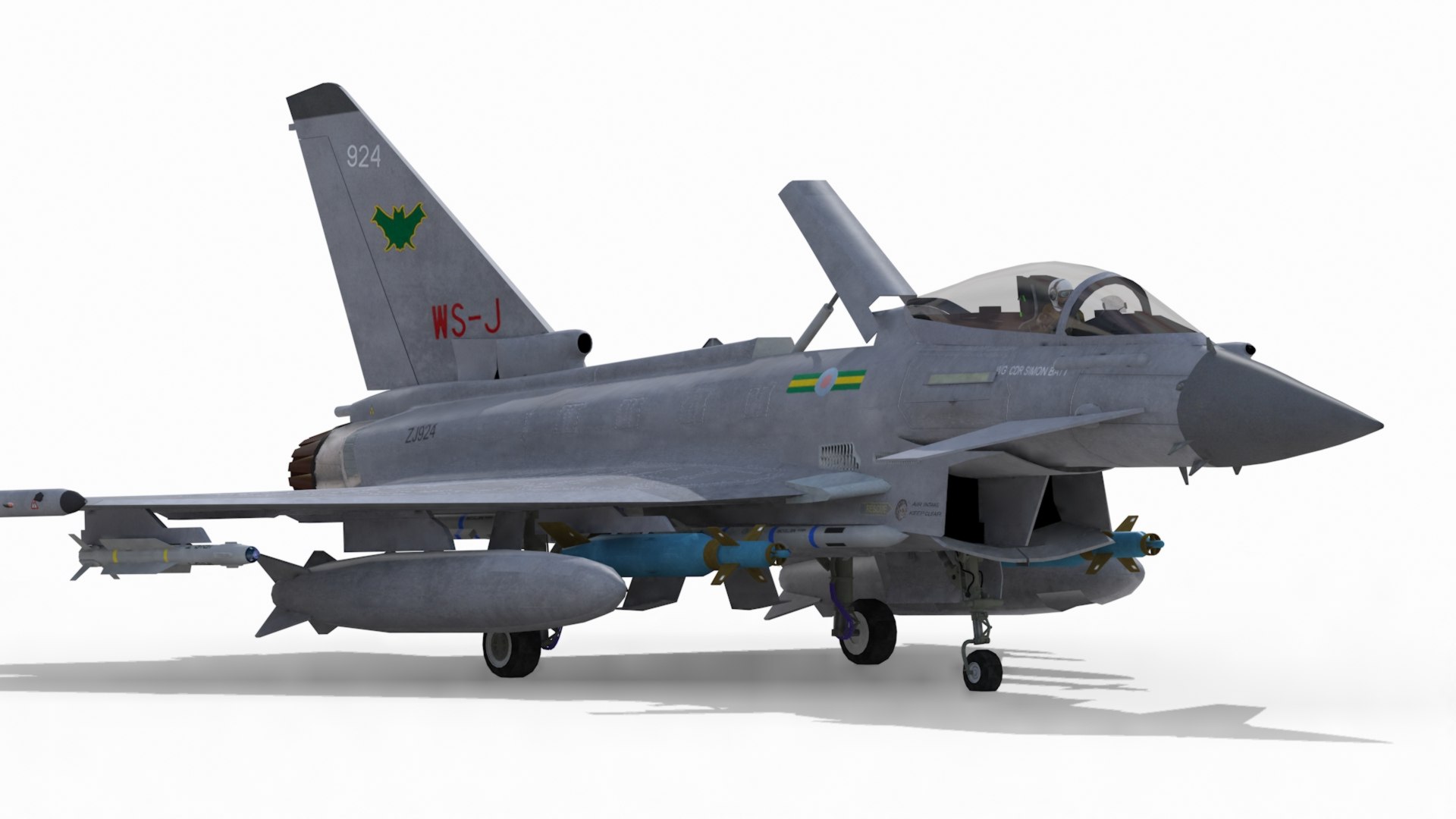 Eurofighter typhoon RAF model - TurboSquid 2120699
