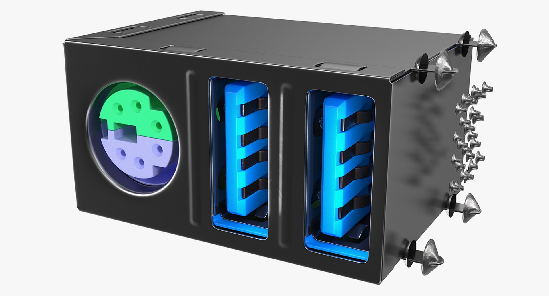 3D Kbms Connector Usb - TurboSquid 1427177