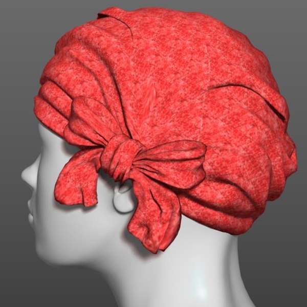 scarf neck 3d obj