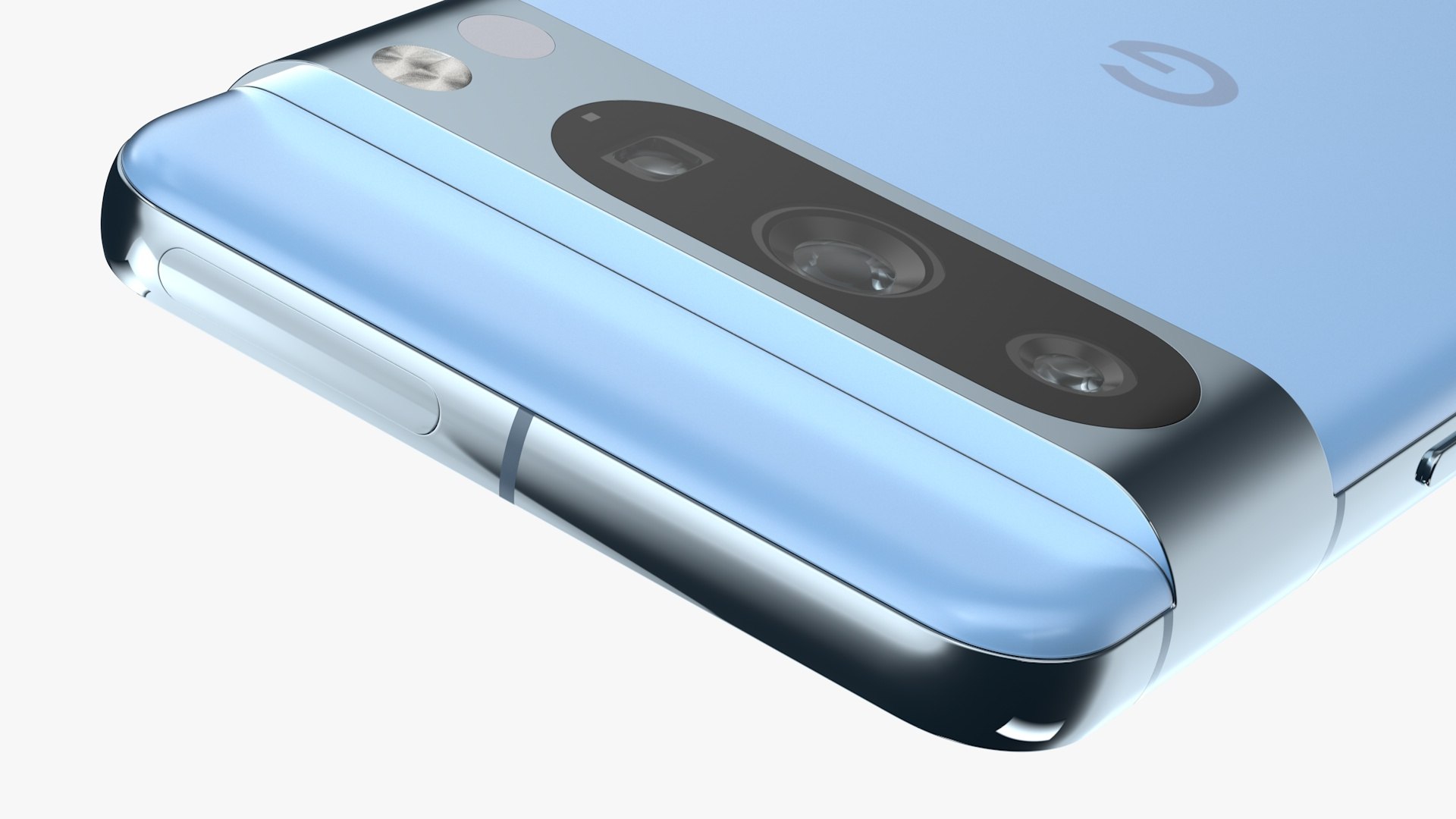 3D Google Pixel 8 Pro Sky Blue model - TurboSquid 2129819