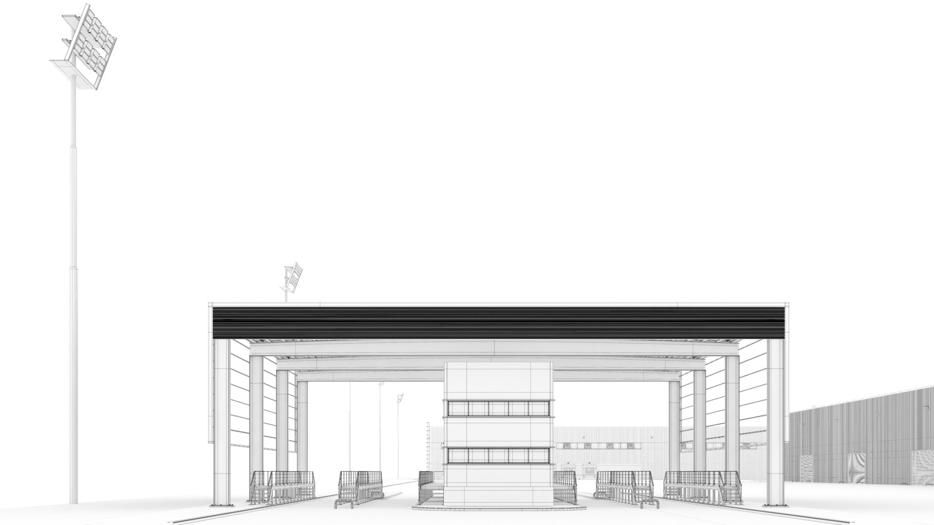 Industrial Complex 01 3D Model - TurboSquid 2060894