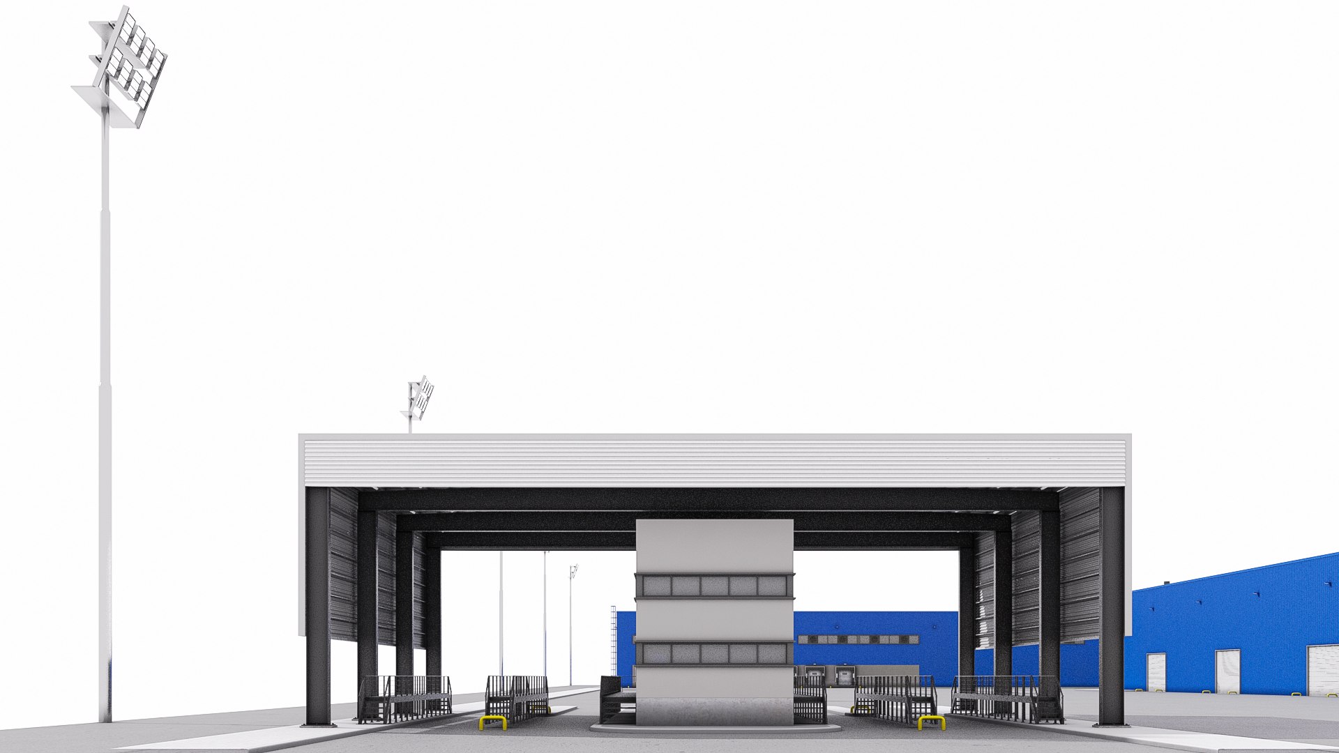 Industrial Complex 01 3D Model - TurboSquid 2060894