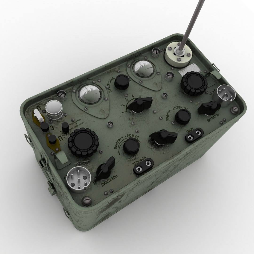 3D Model Radio Station Rbm - TurboSquid 1154410
