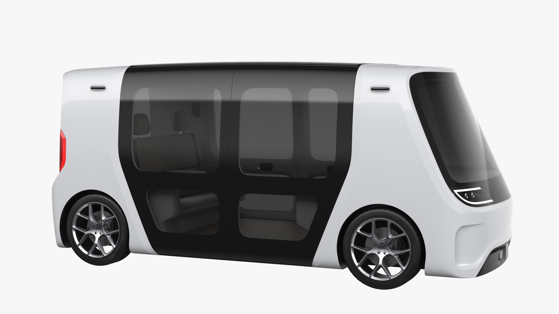 Self-Driving Shuttle Concept 2 3D Model - TurboSquid 2035412