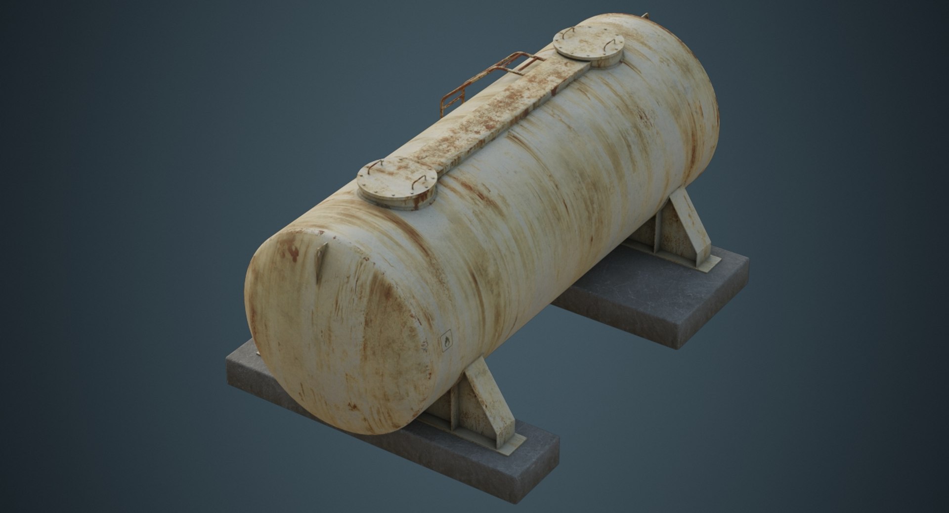 3D Model Industrial Gas Tank 4b - TurboSquid 1438657