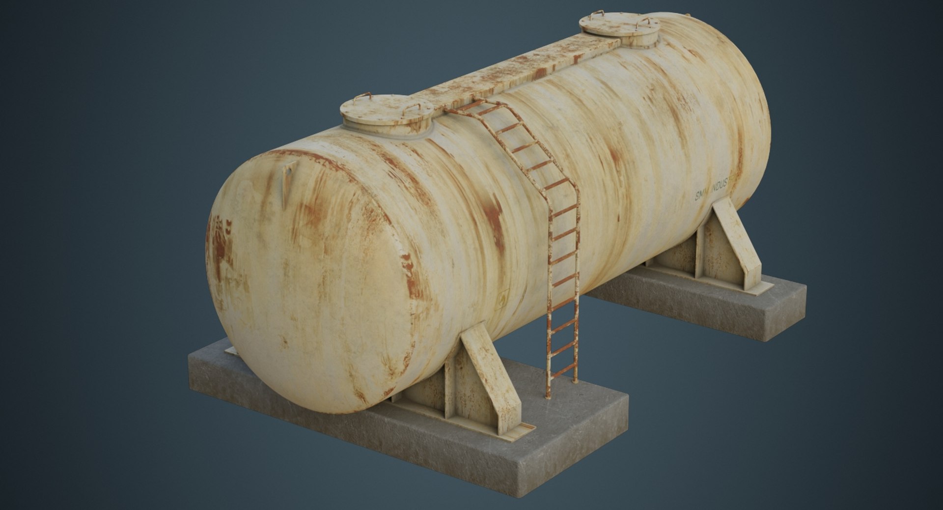 3D Model Industrial Gas Tank 4b - TurboSquid 1438657
