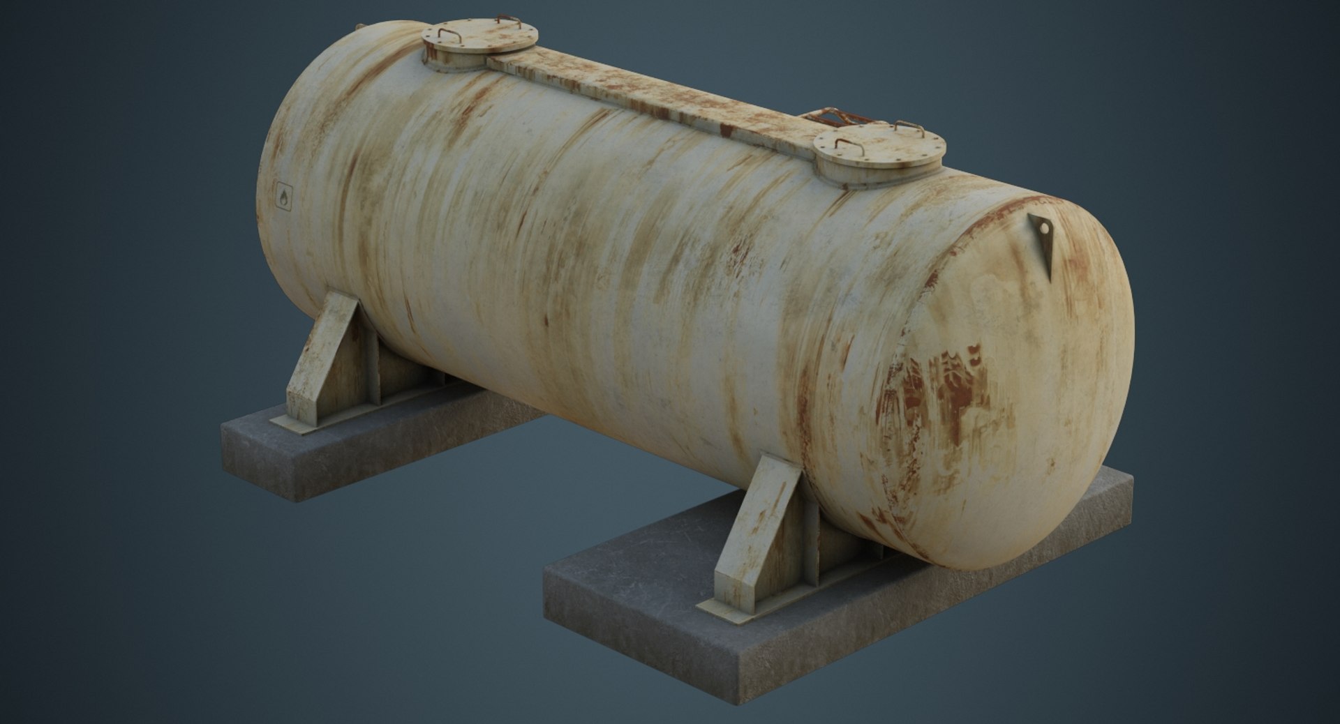 3D Model Industrial Gas Tank 4b - TurboSquid 1438657