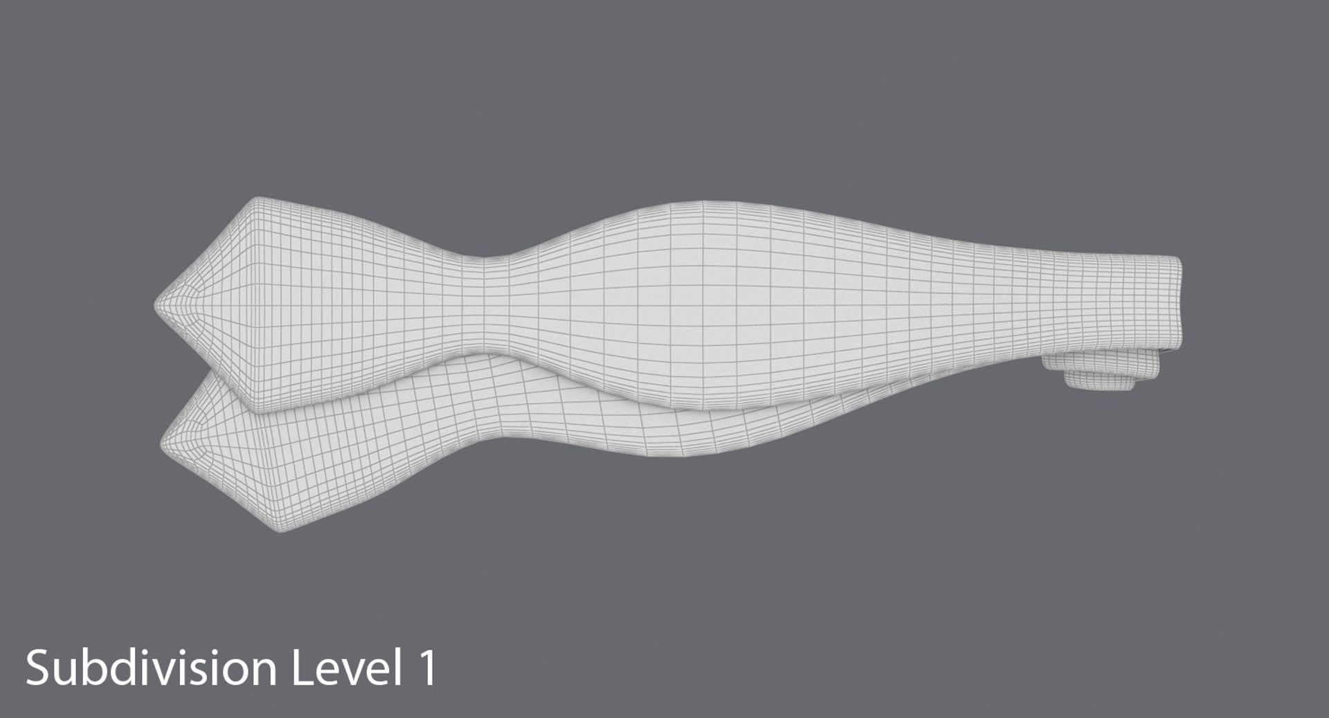 3d bow tie model
