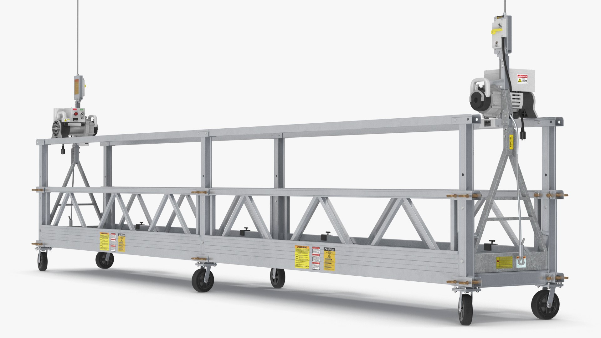 Window Cleaning Platform With Fastening To Roof Rigged For Cinema 4D ...