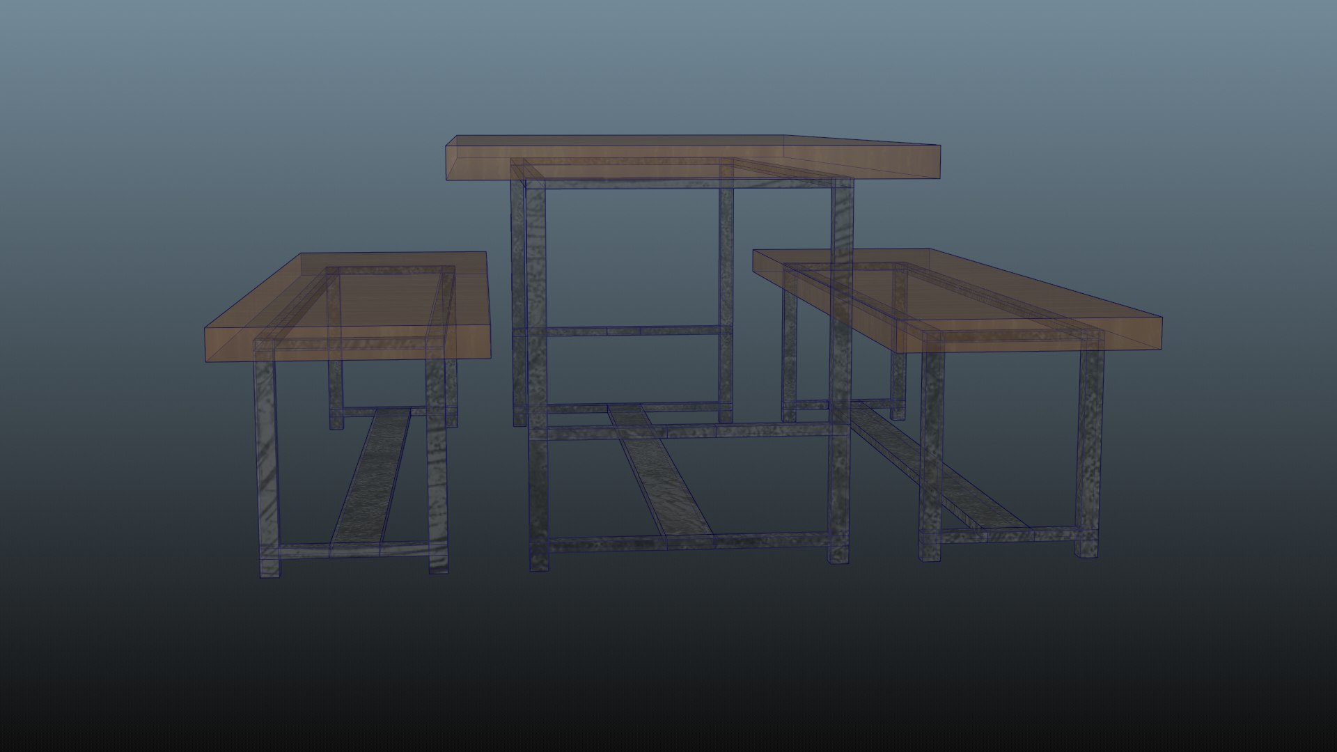 Low Poly Table Design 7 3D - TurboSquid 2120080
