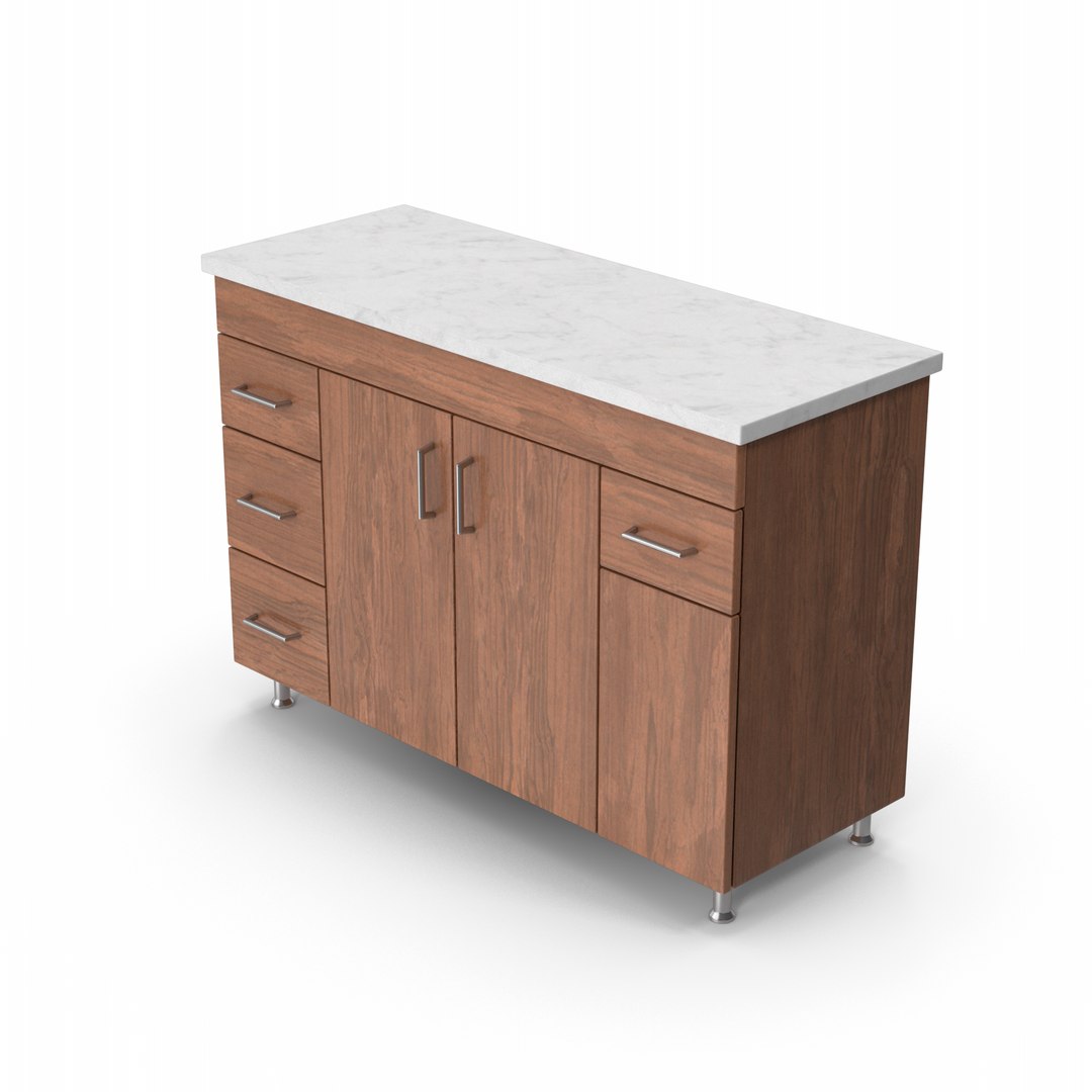 3D Bathroom Cabinet - TurboSquid 1875052