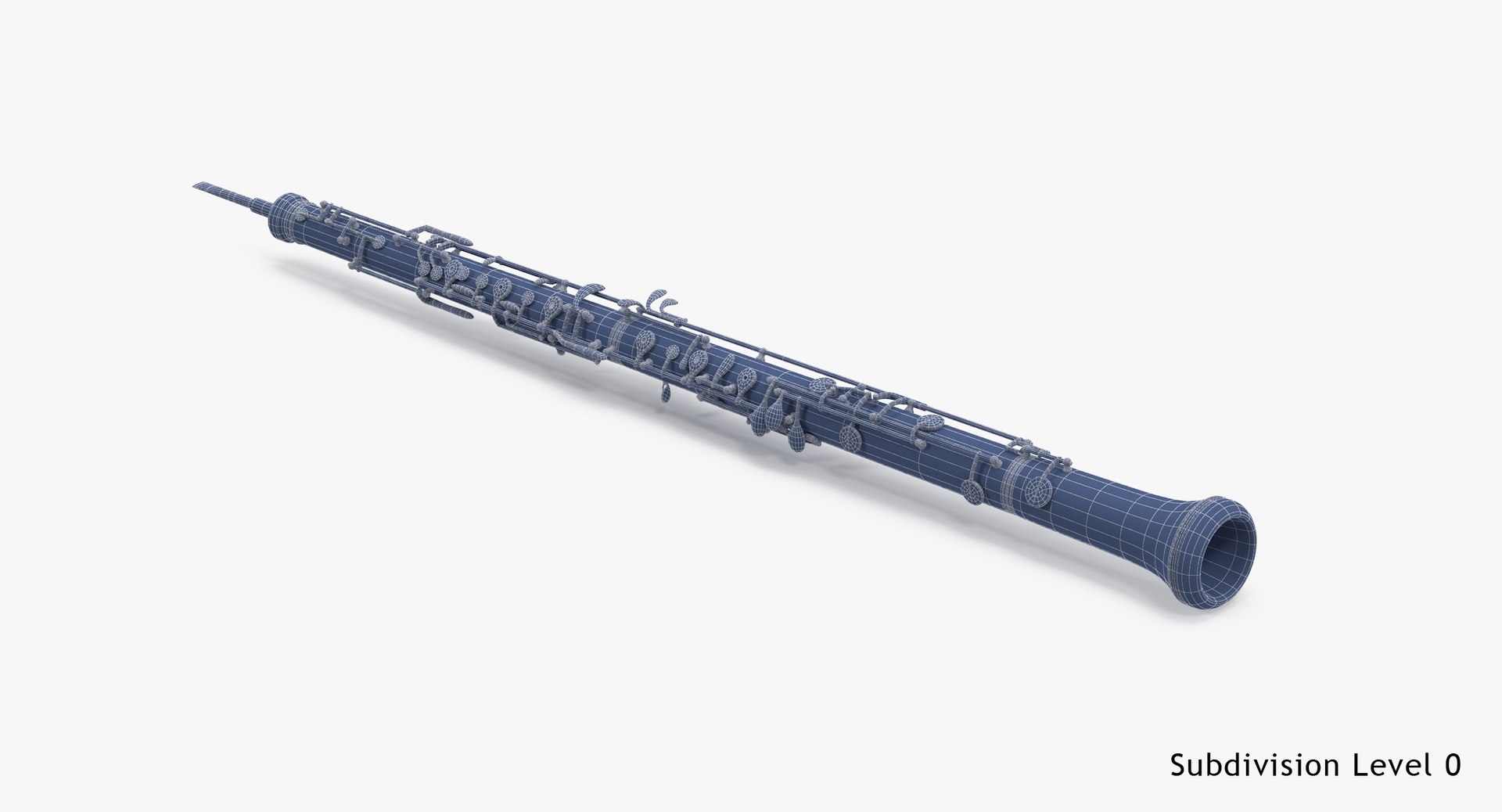 Oboe Notes 3d Model