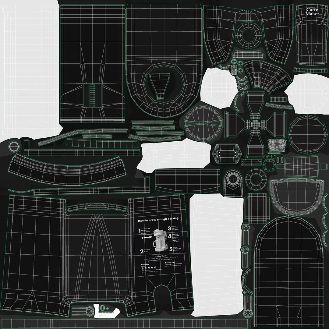 Coffee Maker 8K PBR Textures 3D - TurboSquid 2009699