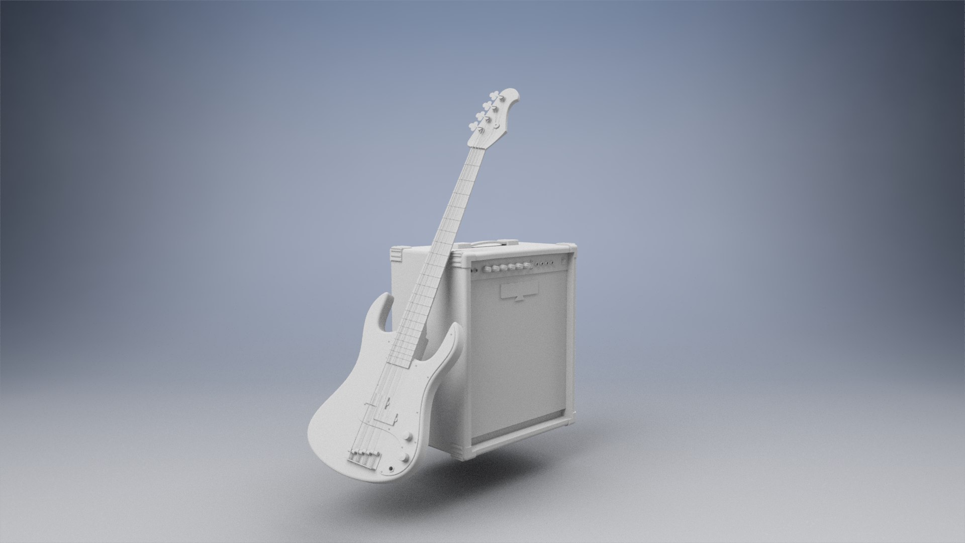 Bass Amplifier 3D Model - TurboSquid 1248170