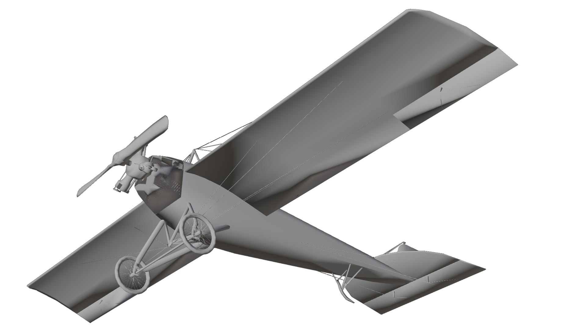 3D Eastbourne Mono Plane - TurboSquid 2240063
