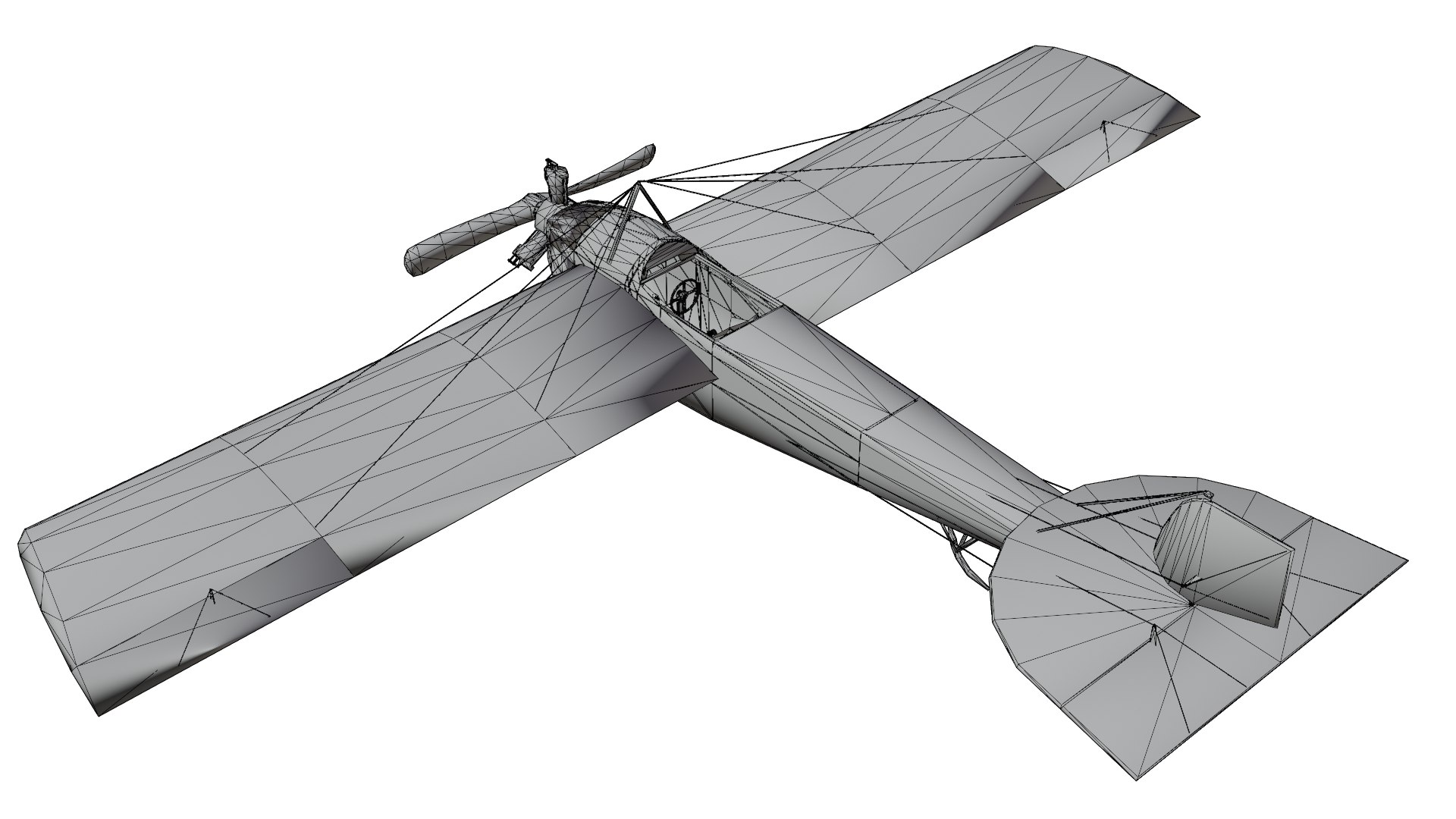 3D Eastbourne Mono Plane - TurboSquid 2240063