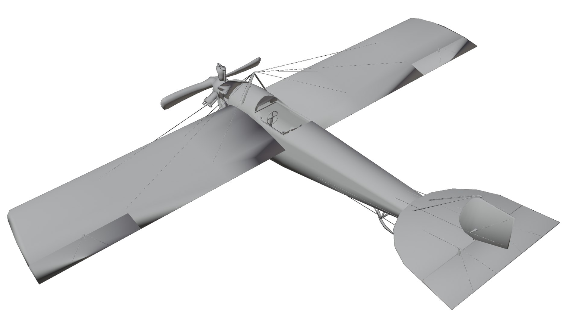 3D Eastbourne Mono Plane - TurboSquid 2240063
